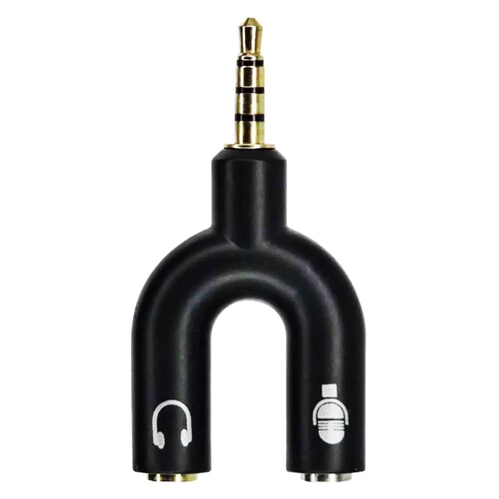 Adaptador P2 de Quatro Contatos Macho Para Dpois Jack 2 Fêmea Divide ...